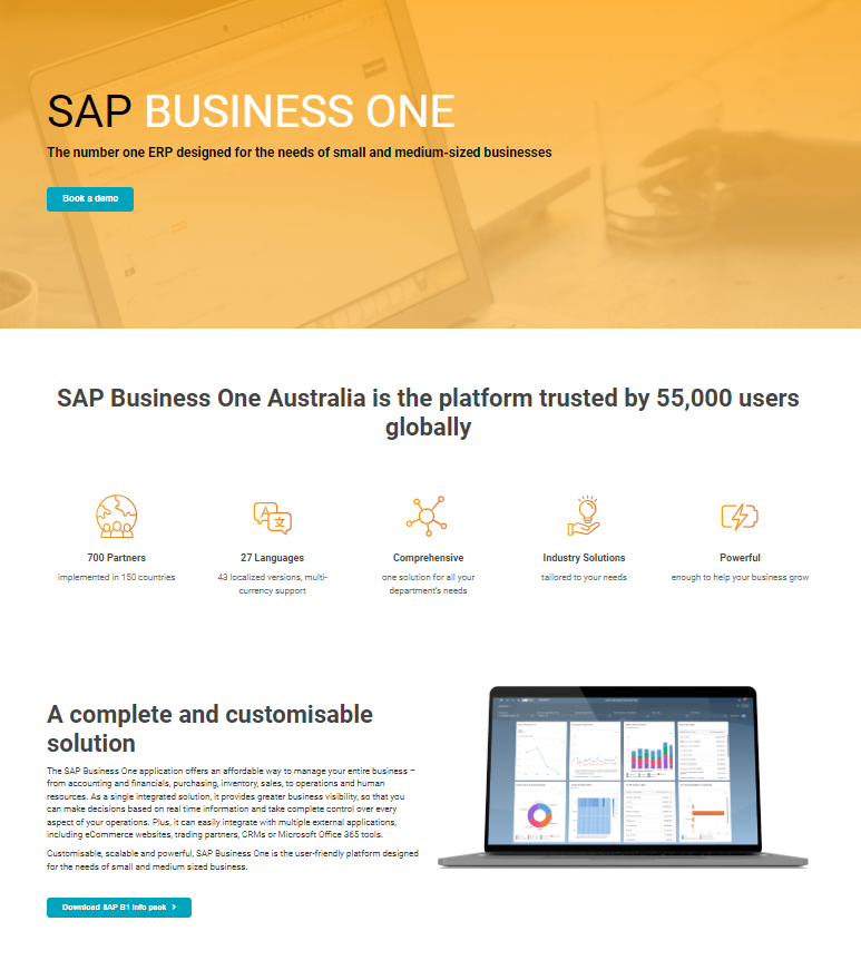 SAP Business One ERP Solutions | Key Business Solutions